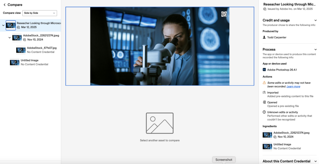 Research Integrity, Image Manipulation, Content Provenance and the C2PA ...