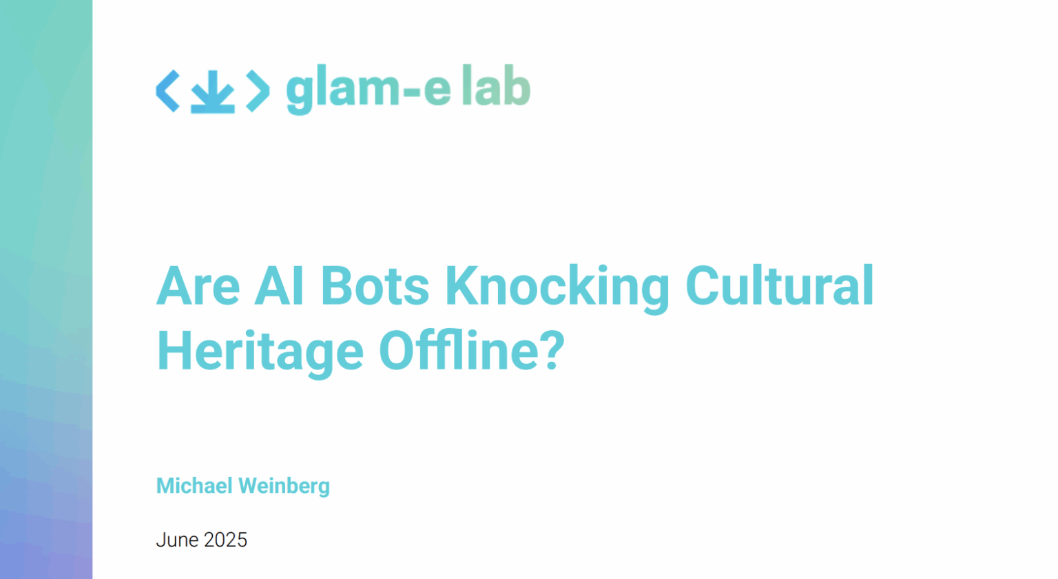 Are AI Bots Knocking Digital Collections Offline? An Interview with ...